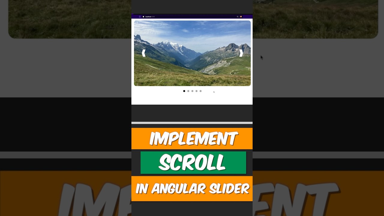 How to implement scrolling in Angular slider #coding #slider #angular #frontend