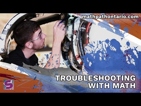 Troubleshooting with math - Aviation Technician | Online Math Toolkit for Ontario Students