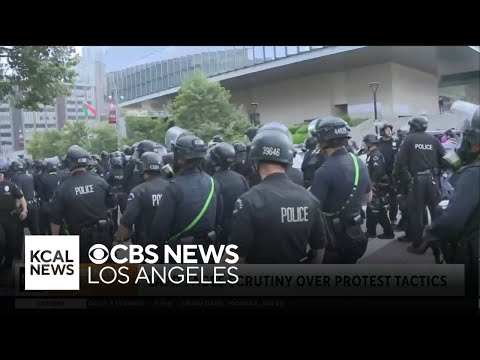 LAPD chief defends department conduct during recent protests