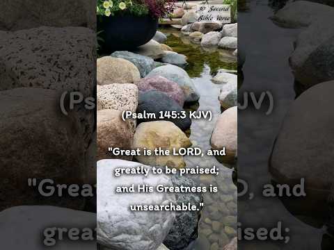 Psalm 145:3 KJV #GodIsGood #GodIsGreat #AllPowers #Greatness #Amazing #AwesomeGod #ForYou #LordOfAll