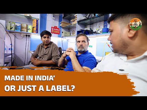 Made in India’ or Just a Label? Rahul Gandhi’s Nehru Place Visit Uncovers the Truth