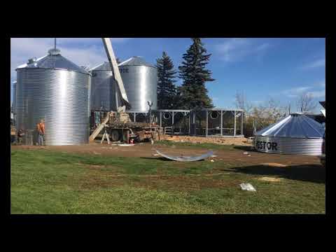 Building a Westeel Grain Bin