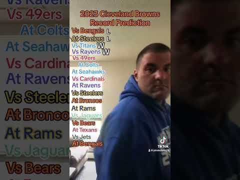 2023 Cleveland Browns Record Prediction #nfl #clevelandbrowns