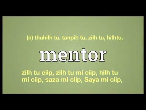mentor meaning in English Ngawn