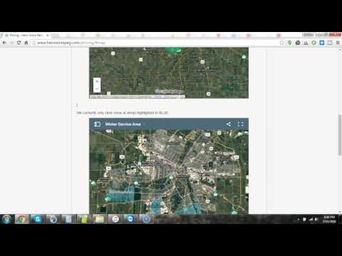 How to use Hero Winnipeg's service area map