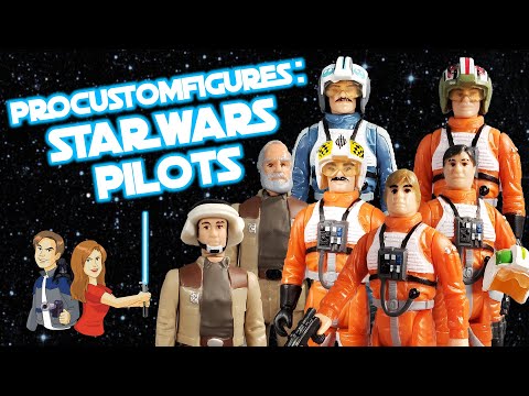 Star Wars: ProCustomFigures X-Wing Pilots - Kenner Inspired Figures