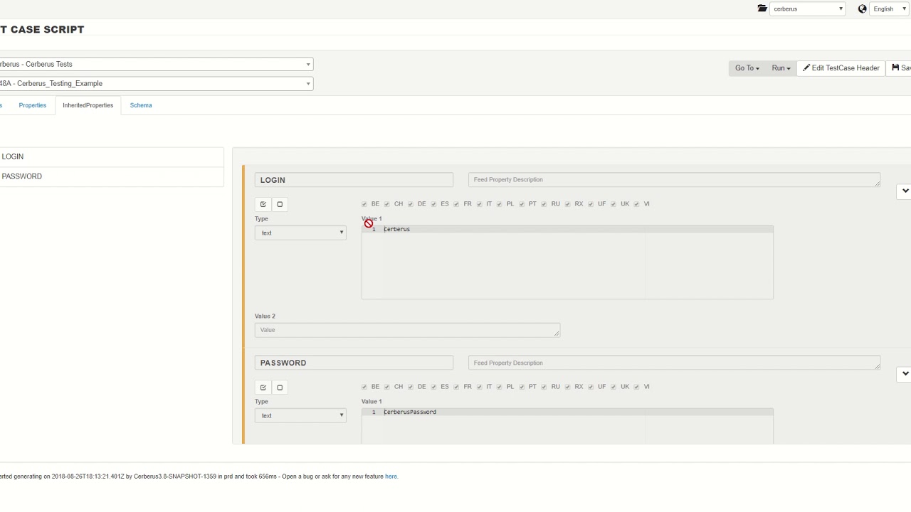 Cerberus Test Case Step Library