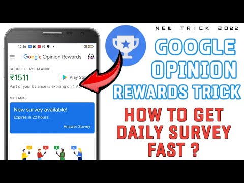 2nd june new survey available in google opinion rewards app