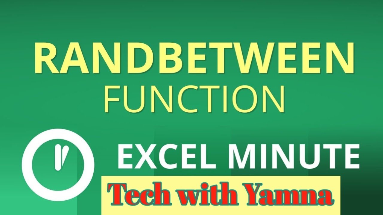 Excel RANDBETWEEN Formula Explained | Random Number Generator in Excel