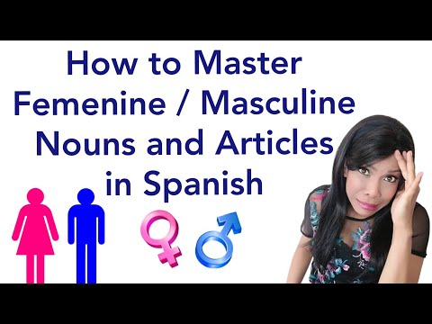 Masculine and Feminine Nouns + Definite articles (EL, LOS, LA, LAS) in Spanish. Tips to learn fast!