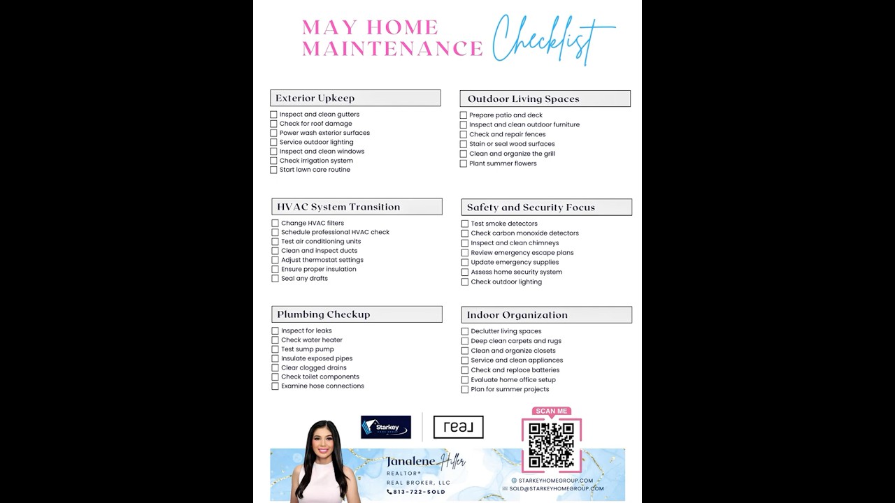Free May Home Maintenance Checklist!