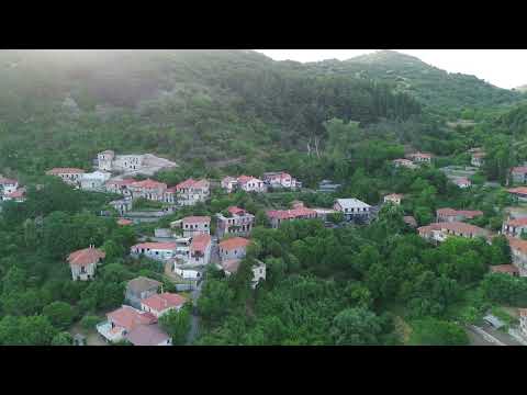 Greece Zatouna Village - Dimitsana in the afternoon 4K [Shot on DJI Mini 3]