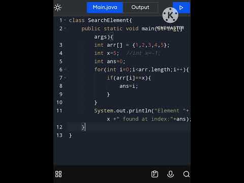 Program To Find An Array Elements | Java Program | Search an element of an array | C++ | Python