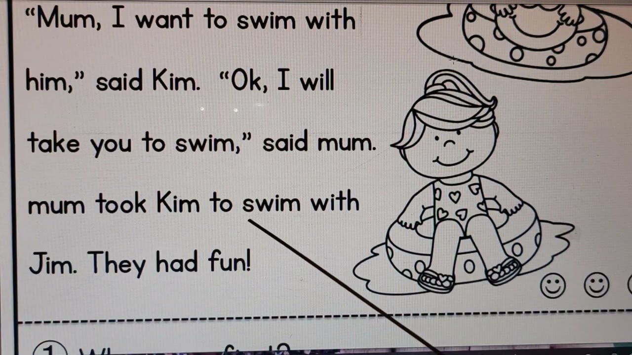 Reading Comprehension: Swim