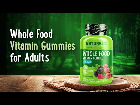 NATURELO Whole Food Vitamin Gummies for Adults