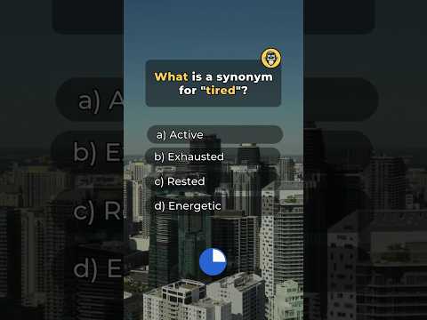 English Synonyms Quiz. #quiz #quizgames #learnenglish