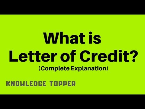 Letter of Credit | What is Letter of Credit | Letter of Credit Definition, Explained (Urdu/Hindi)