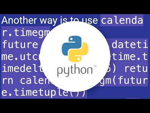 Python Create unix timestamp five minutes in the future