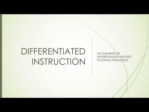Differentiated Instruction in Dance Pedagogy