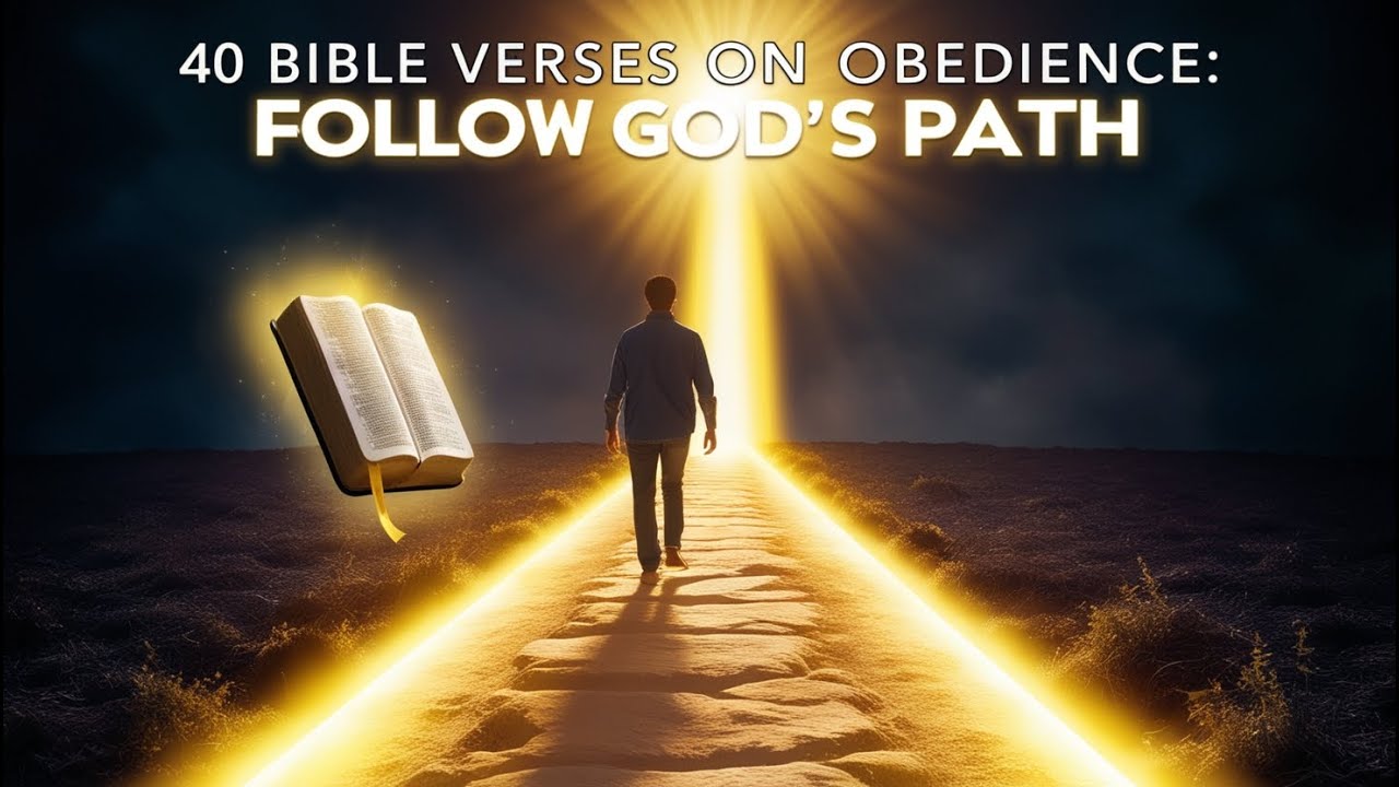 40 POWERFUL BIBLE VERSES ABOUT OBEDIENCE TO GOD | SCRIPTURES TO GUIDE YOUR STEPS