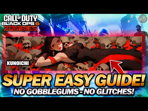 The BEST METHOD to Unlock the "KUNOICHI" Dark Ops Challenge! - Black Ops 6: Zombies