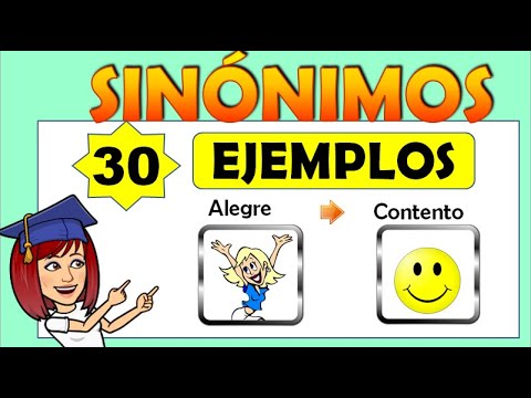 📚SINÓNIMOS 30 EJEMPLOS 👉EJERCICIO para aprender y practicar 📌 Video educativo