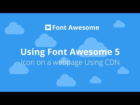 How To use Font Awesome Icons in HTML using CDN