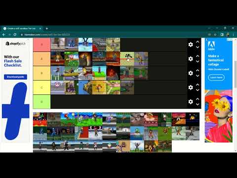 ULTIMATE SSF2 TIER LIST !!!