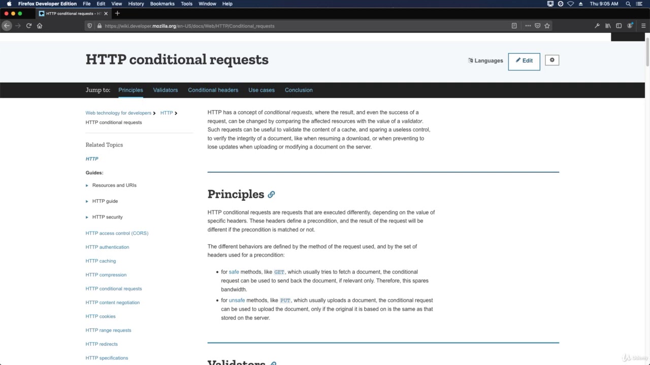 HTTP GitLab Lecture  27   Conditional Requests