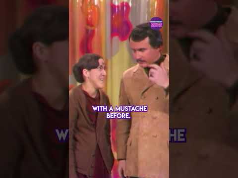 Two mustaches should cancel out 🥸 #laughin #classictv #ruthbuzzi