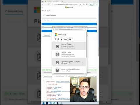 Signing into #Microsoft Graph Explorer with your own #developer tenant #APIs #Shorts