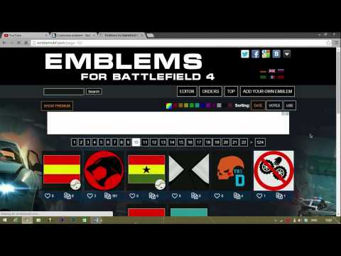 How to create an emblem and/or get one on battlefield 4