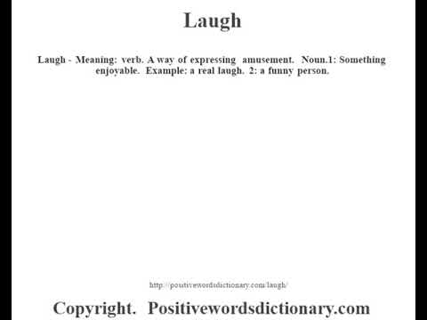 Laugh definition | Laugh meaning