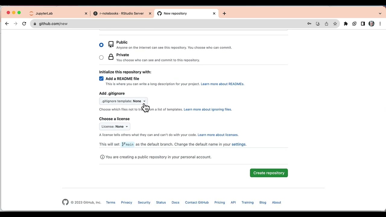 Create a Test repo on GitHub