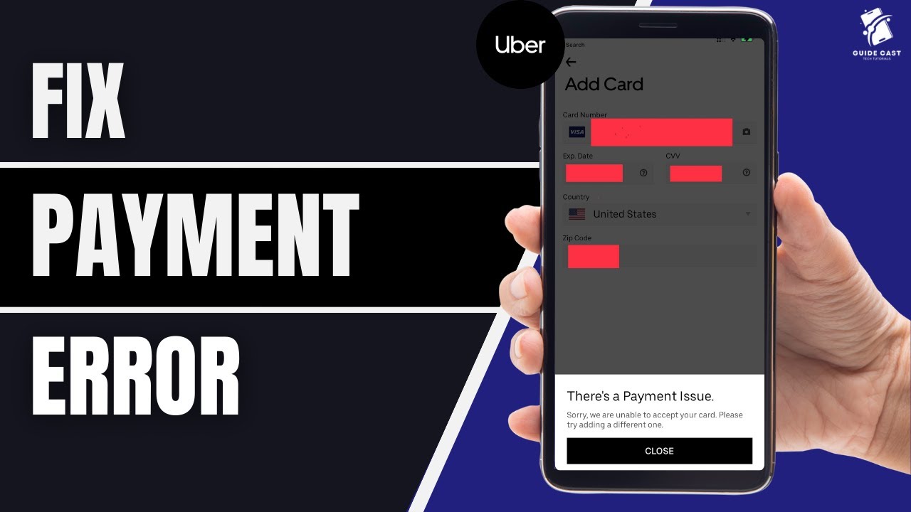 How to Fix Uber App Payment Error | Fix my Uber app (2024)