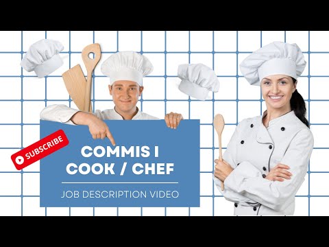 Commis I Cook - Détail de la définition et description du poste