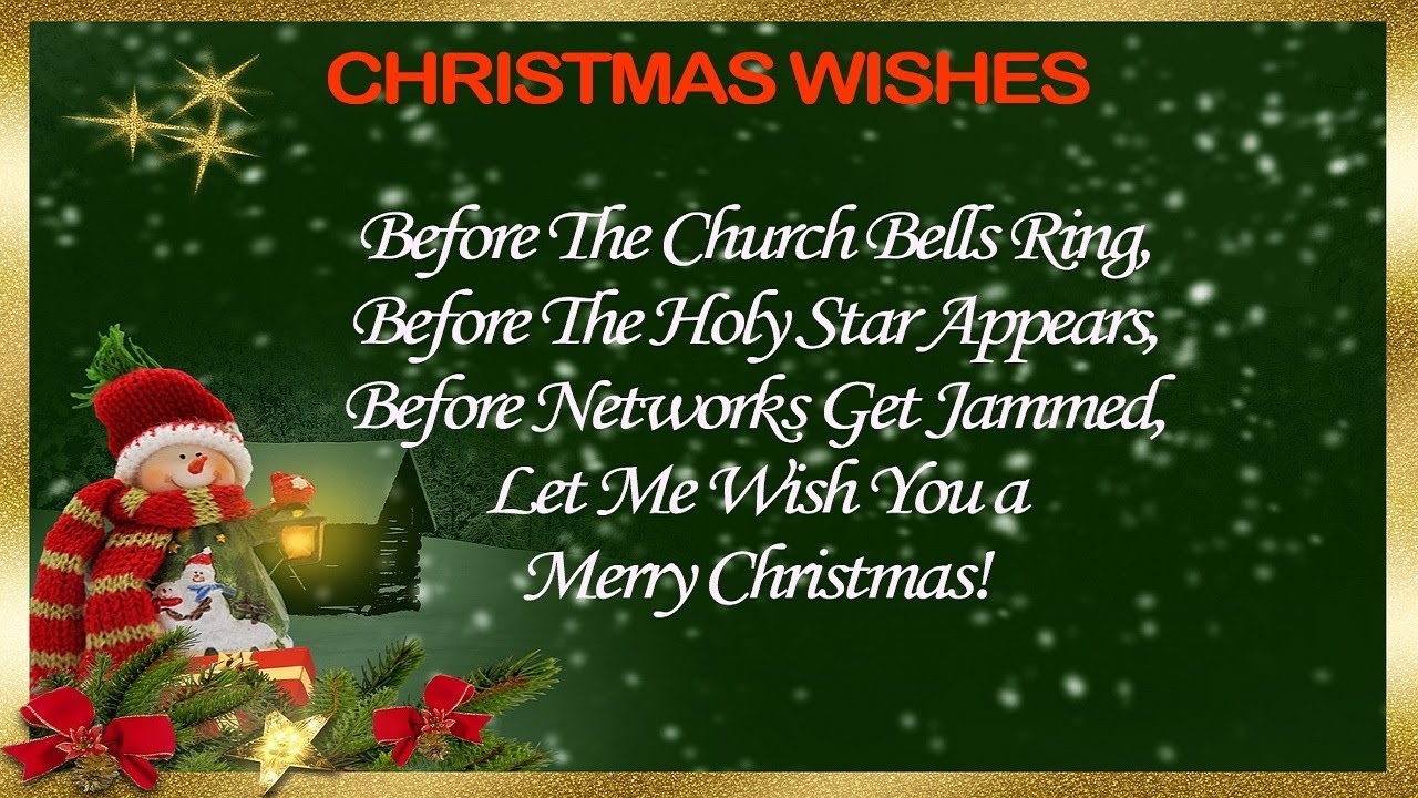 30+ Best Christmas Wishes – Merry Christmas Card Wishes & Messages for Family and Friends