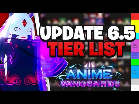Anime Vanguards UPDATE 6.5 Tier List! (Best Units & Meta)