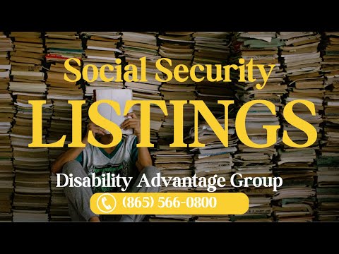 Social Security Impairment Listings