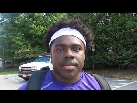 Mount St. Joseph football A'vonte Thompson and Jeremiah McCullough
