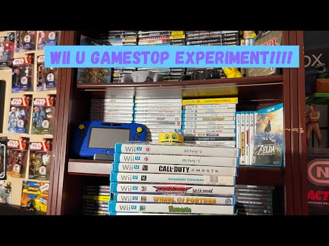 My GameStop Wii U Experiment!! || How many games are going to be in REAL cases?!