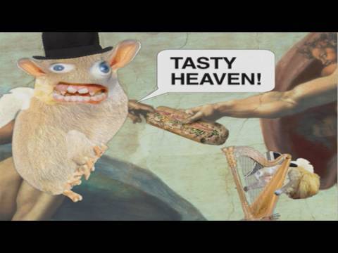 Quiznos Rejoice commercial with Spongmonkies in HD