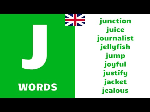 English Vocabulary - 'J' WORDS
