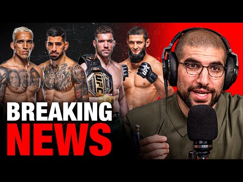 BREAKING NEWS REACTION: Islam Vacates, Ilia Topuria vs Charles Oliveira and Khamzat vs DDP Announced