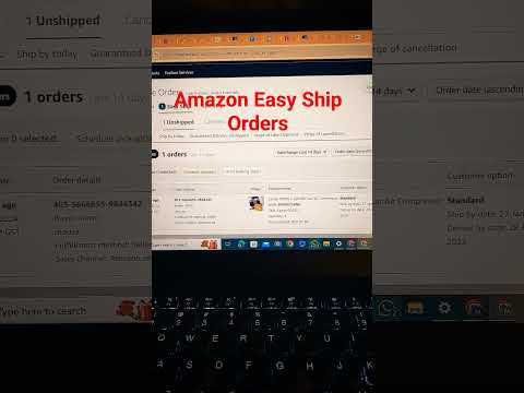 Amazon Easyship Order Process Shipping Details