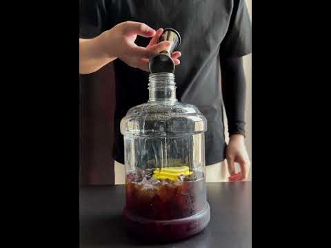 Jagermeister cocktail in ice🧊🥃