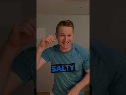 NO ONE Likes a person who gets SALTY! Come learn this new slang word today! #slang #shorts #english