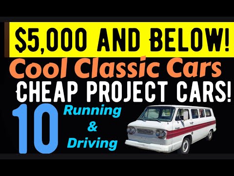 WOW! THESE CLASSIC CARS AND TRUCKS ARE WAY CHEAP!! TEN DAILY DRIVING PROJECT CLASSIC CARS FOR SALE!