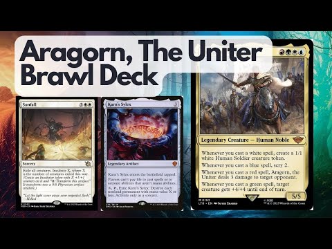 Aragorn, The Uniter Brawl Deck | Magic: The Gathering Arena | MTG India