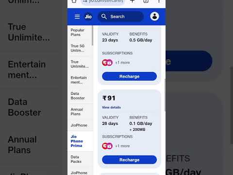 Jio bharat mobile recharge plan #tricks #jiophone #jiobharat #recharge #bestplan